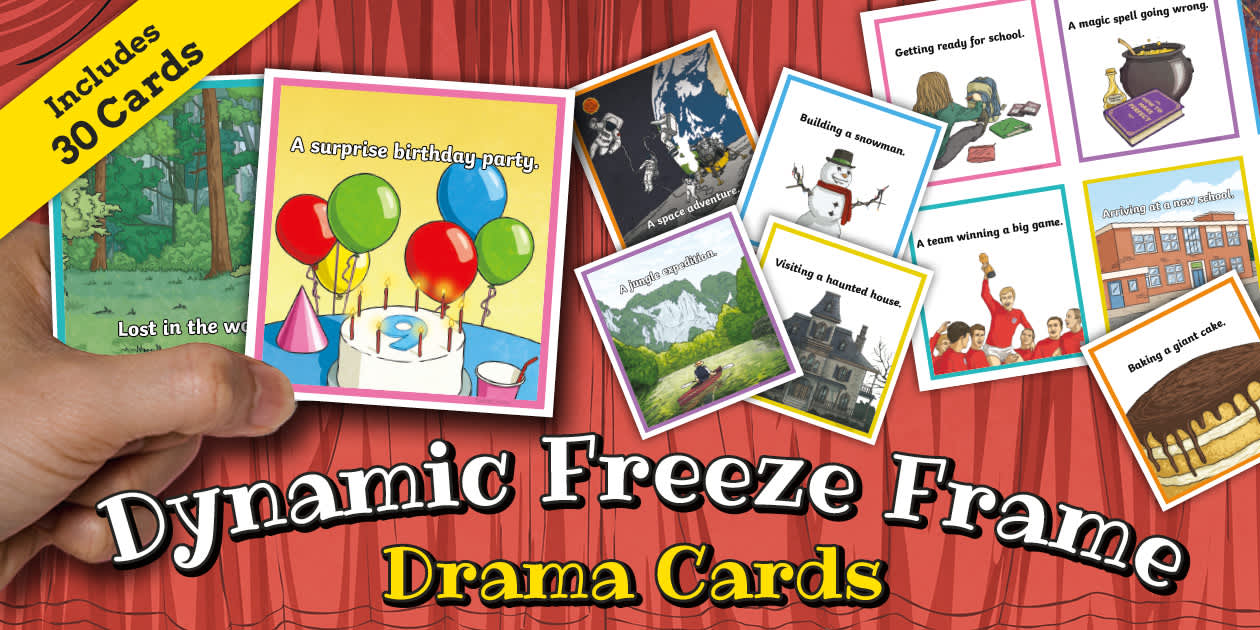 Dynamic Freeze Frame Drama Cards