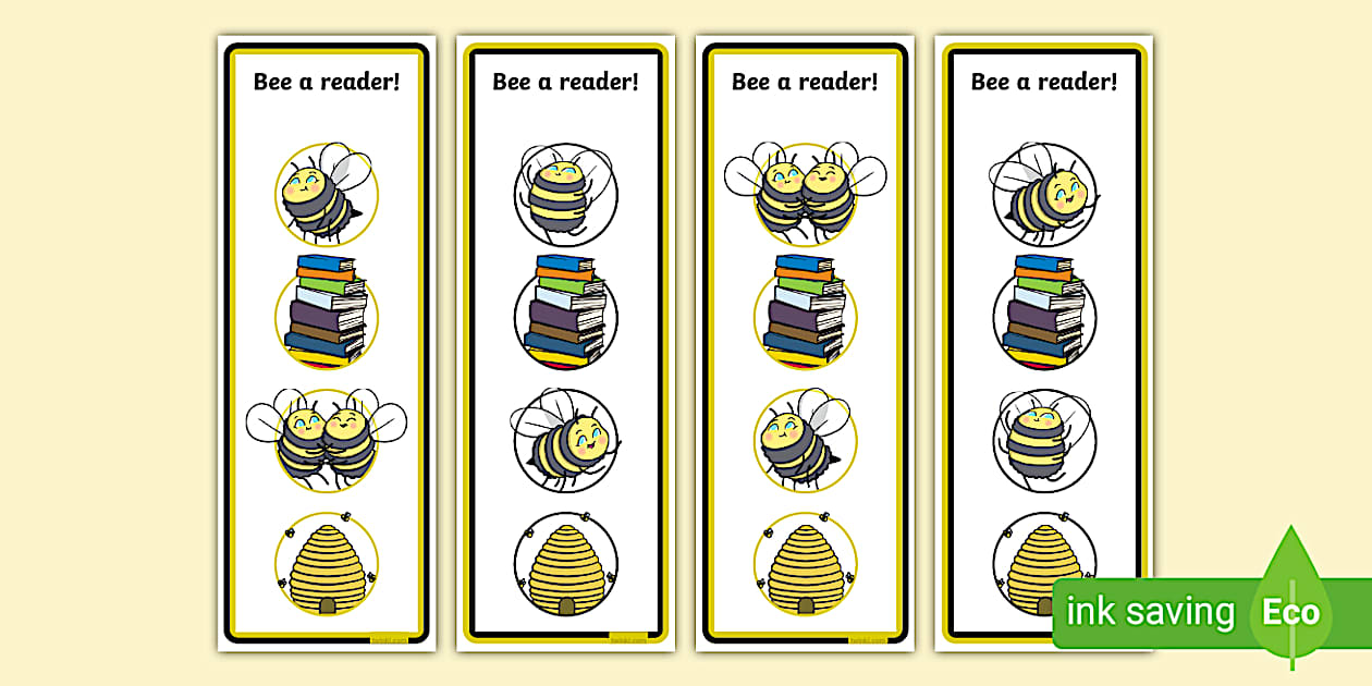 Bee a Reader! Bookmarks (teacher made) - Twinkl