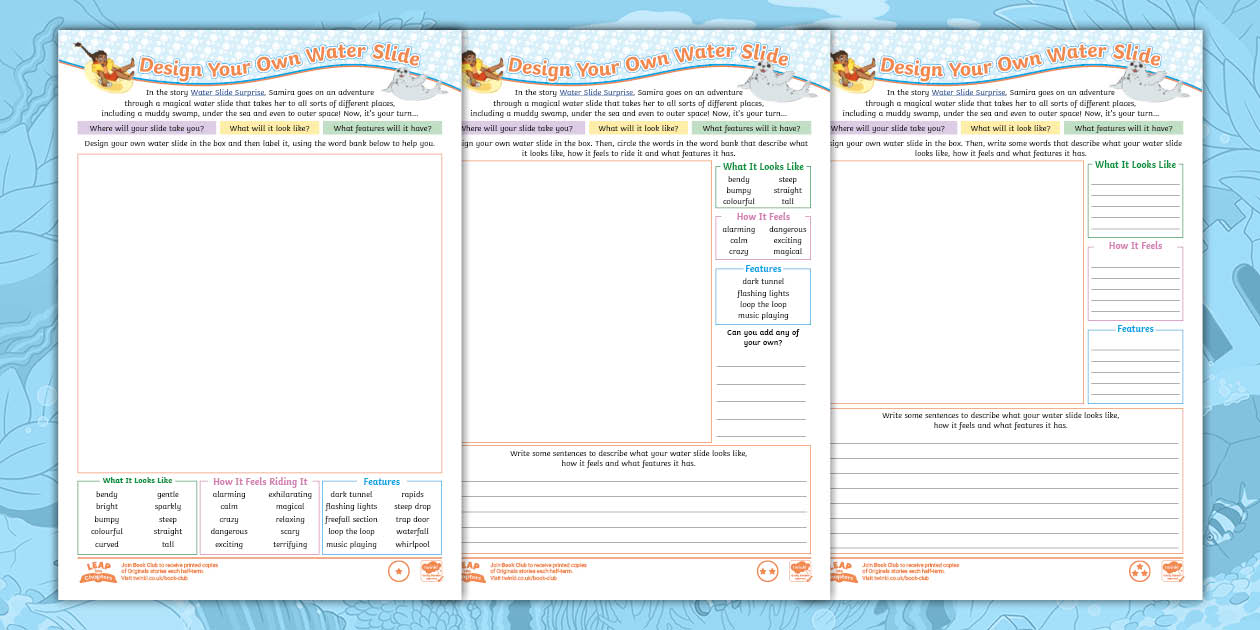 Design Your Own Water Slide Activity | Twinkl Originals