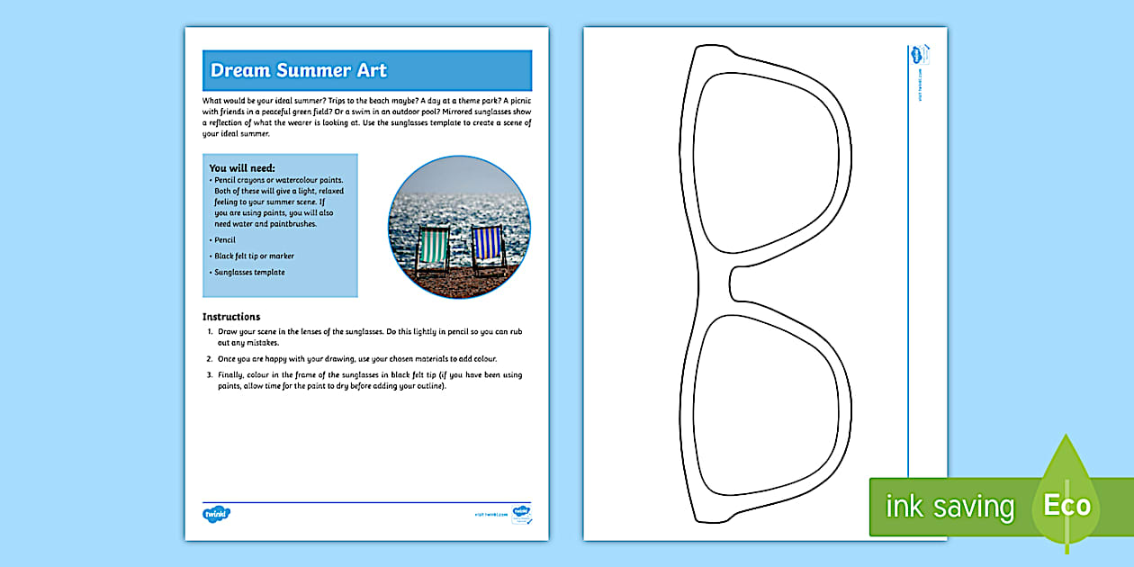 KS2 Dream Summer Art Activity (Teacher-Made) - Twinkl