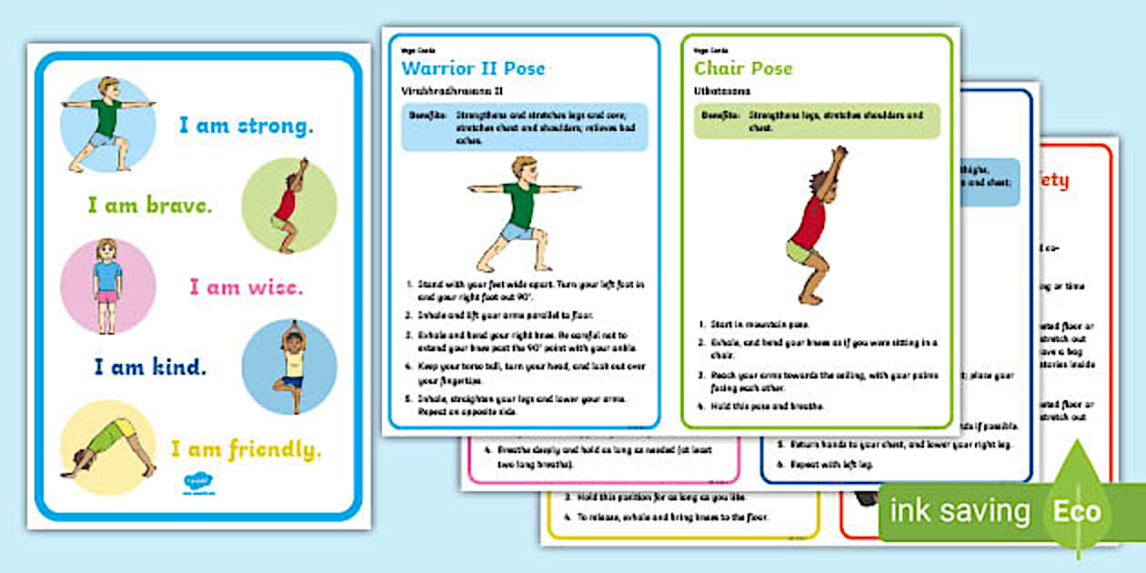 Children Yoga Poses (Teacher-Made) - Twinkl