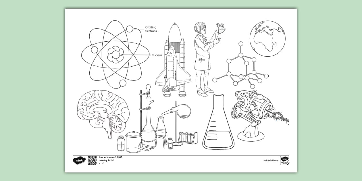 Science Colouring | Colouring Sheets (teacher made) - Twinkl