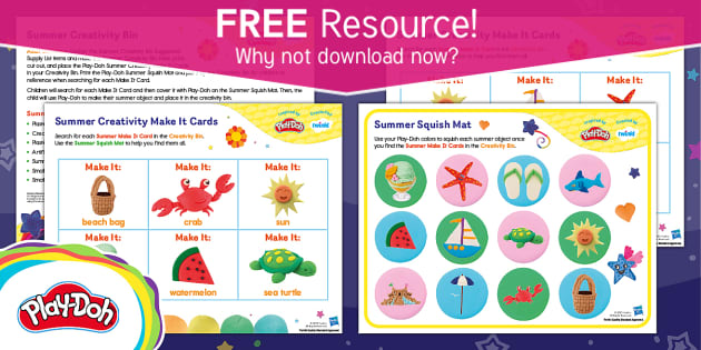 FREE Play-Doh: Summer Creativity Bin (teacher made) - Twinkl