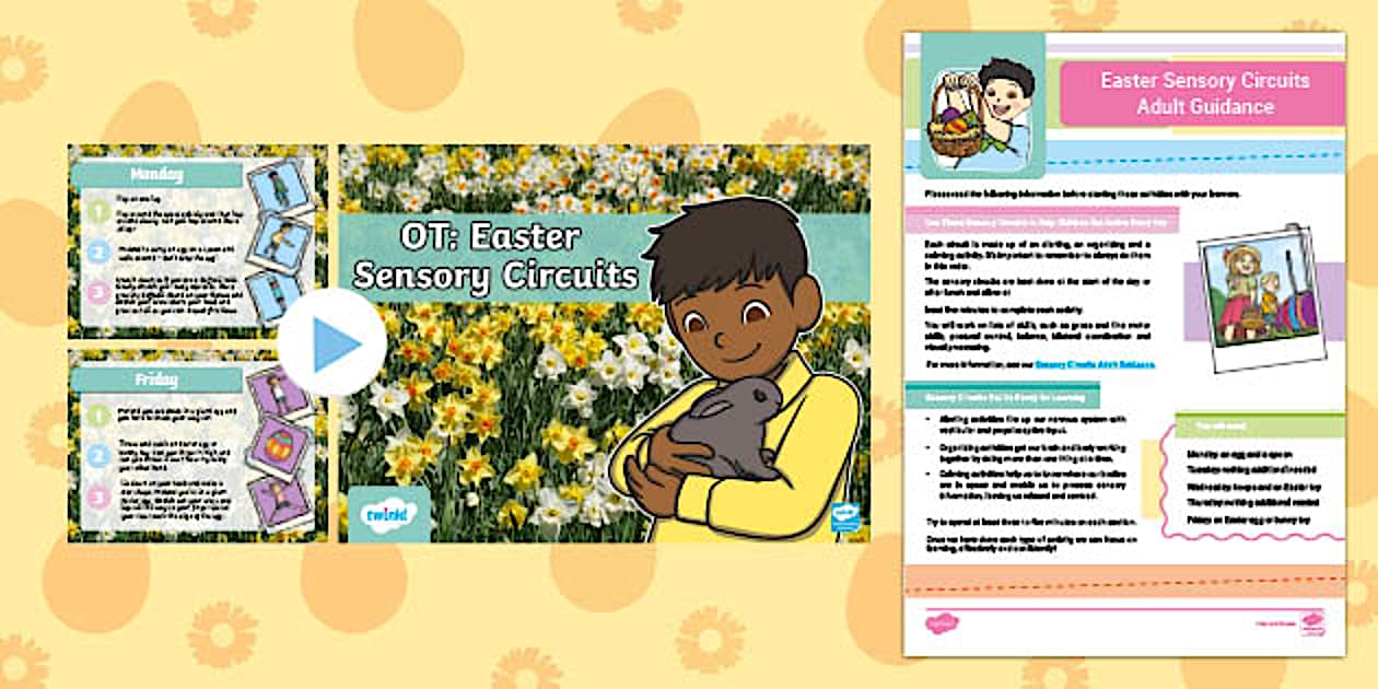 OT: Easter Sensory Circuits (Teacher-Made) - Twinkl