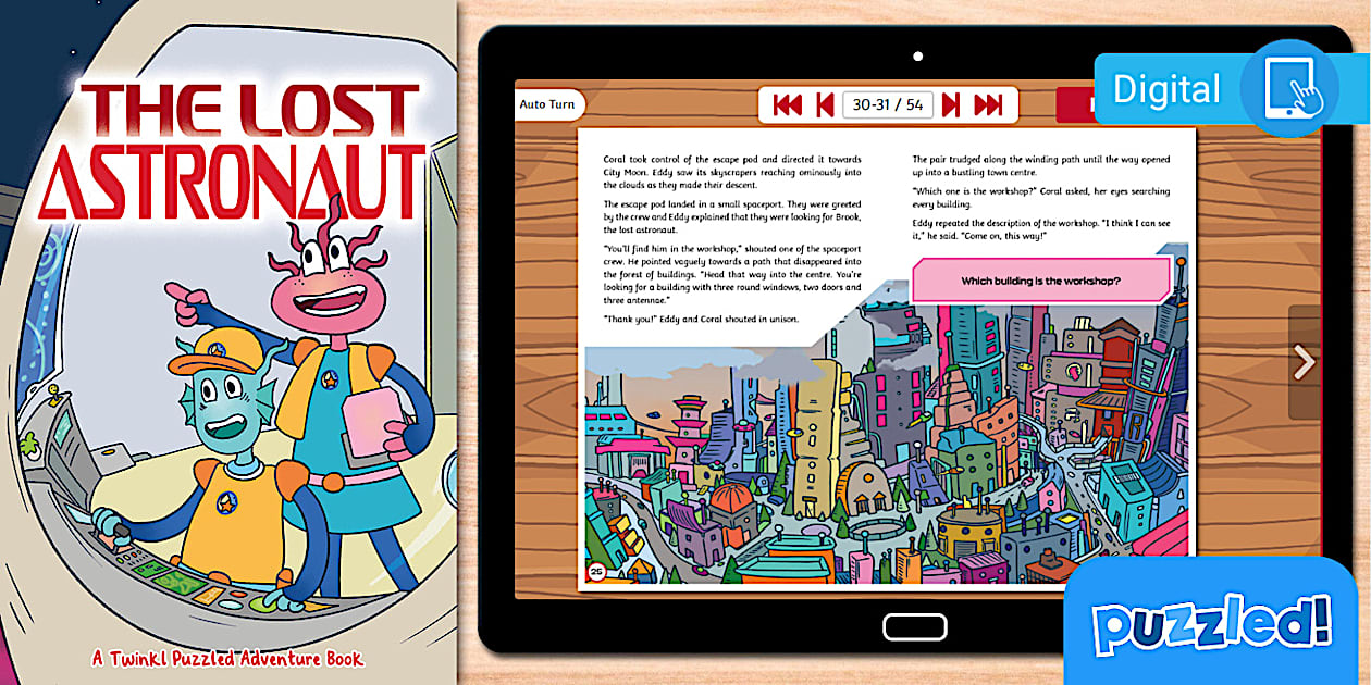 The Lost Astronaut Alien Adventure Book - Twinkl Puzzled