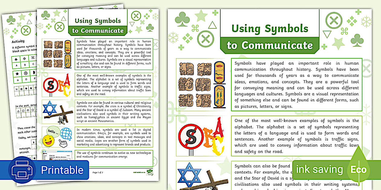 Using Symbols to Communicate (teacher made) - Twinkl