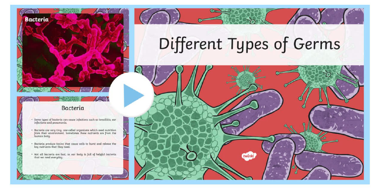 Types of Germ PowerPoint (teacher made) - Twinkl