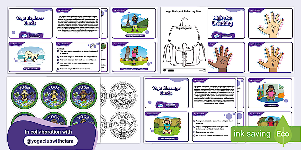 Yoga Explorer Activity Pack | Early Years Ireland | Twinkl