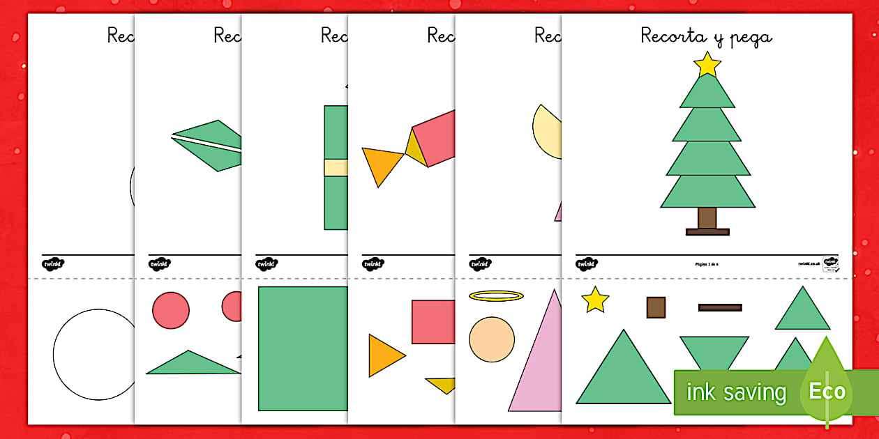 Ficha de figuras: La Navidad - Recursos - Twinkl