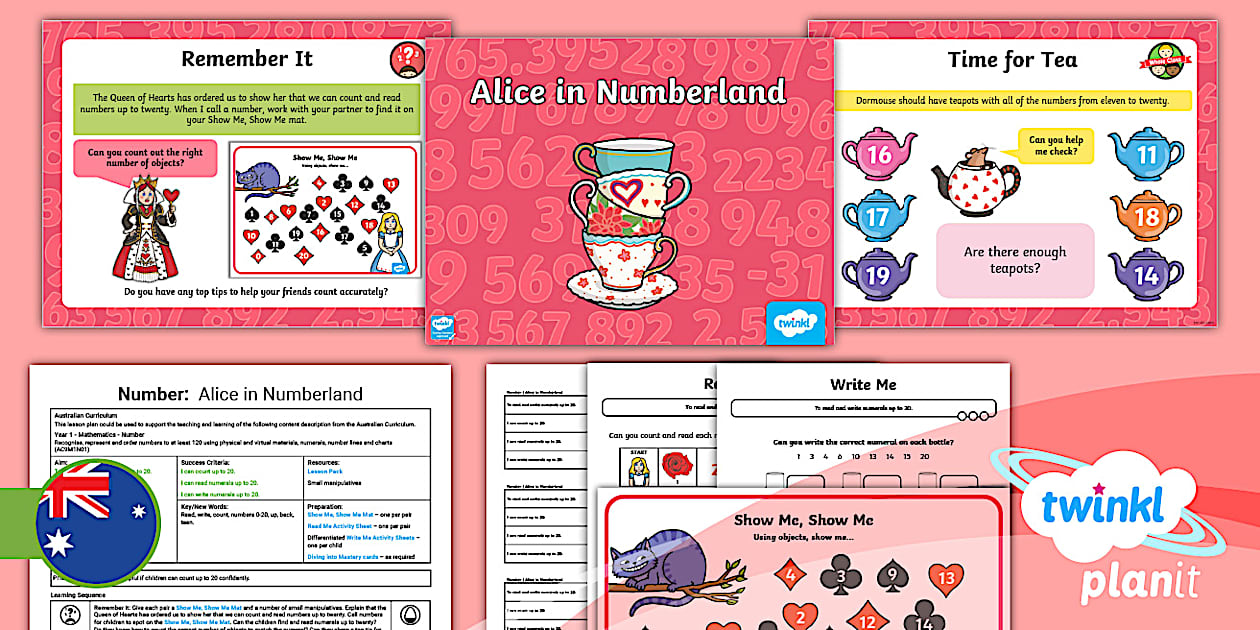 Lewis Carroll Mathematics: Alice in Numberland Lesson