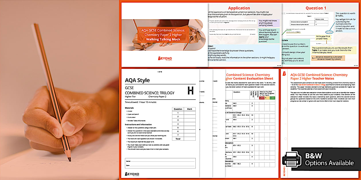 AQA Combined Science Chemistry Paper 2 Higher Mock | Beyond