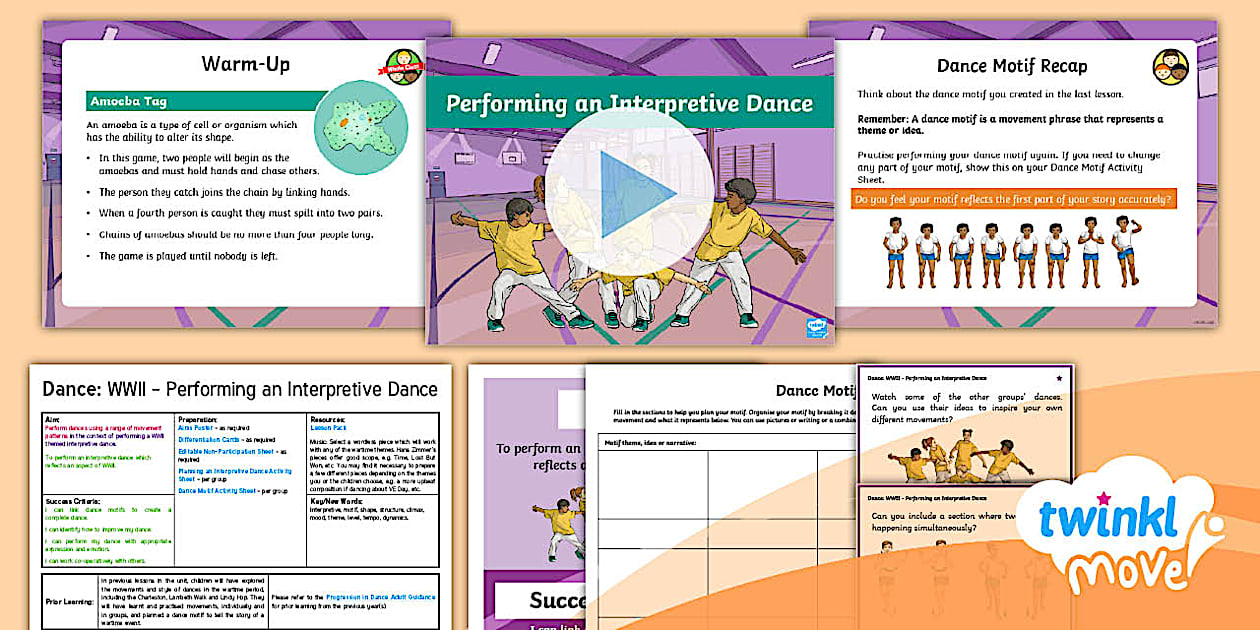 Year 5 Dance: WWII Lesson 5 (Teacher-Made) - Twinkl