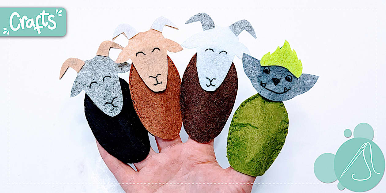 Three Billy Goats Gruff | Finger Puppets