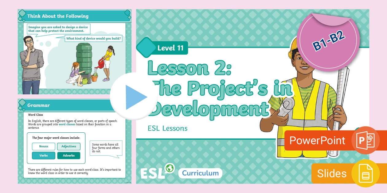 ESL Curriculum Level 11, Lesson 2 (teacher made) - Twinkl