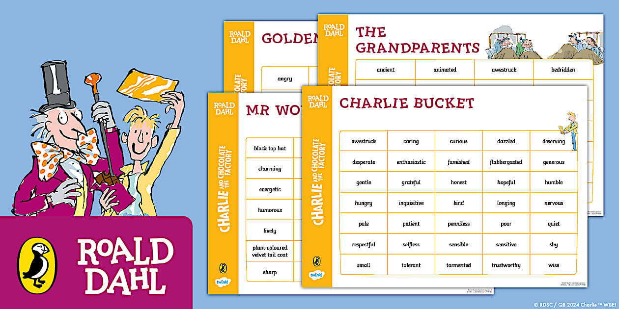 FREE! - Charlie and the Chocolate Factory: Word Mats