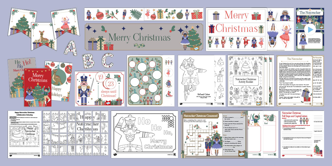 Nutcracker Christmas F-2 Mega Resource Pack (teacher made)