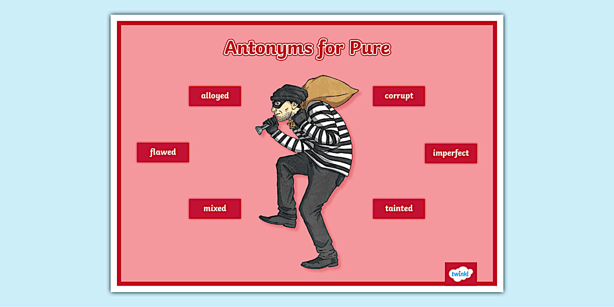 Opposite of Pure Word Mat (teacher made) - Twinkl