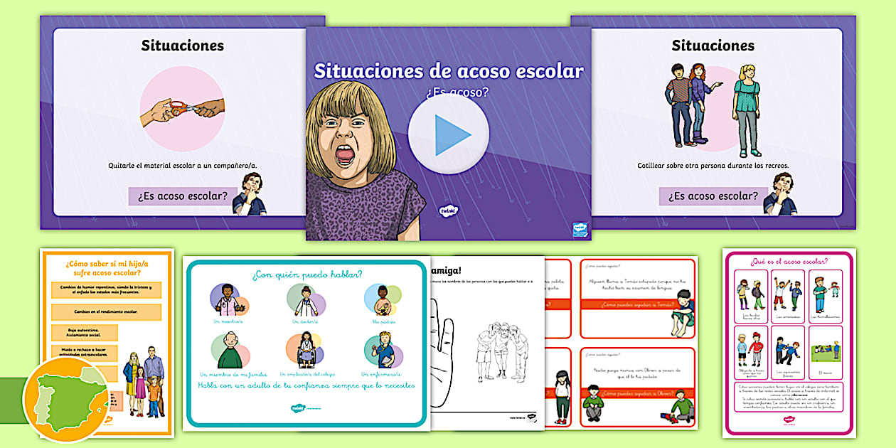 Pack de Recursos: Acoso Escolar y Bullying (teacher made)
