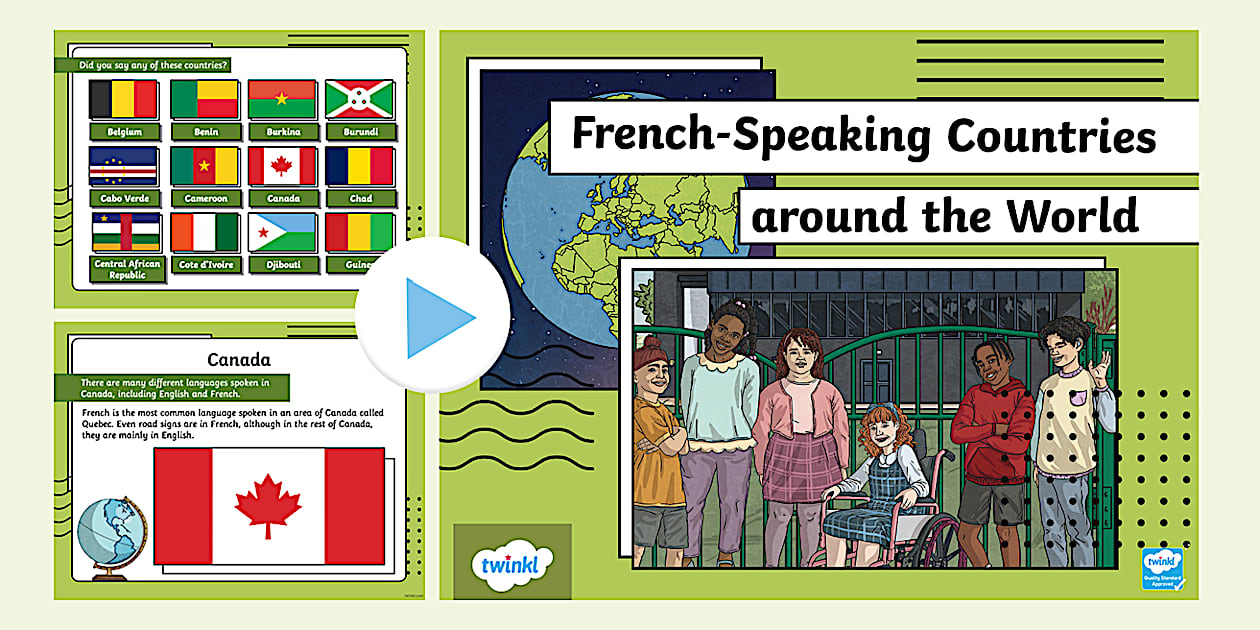 👉 French-Speaking Countries around the World Activity Pack