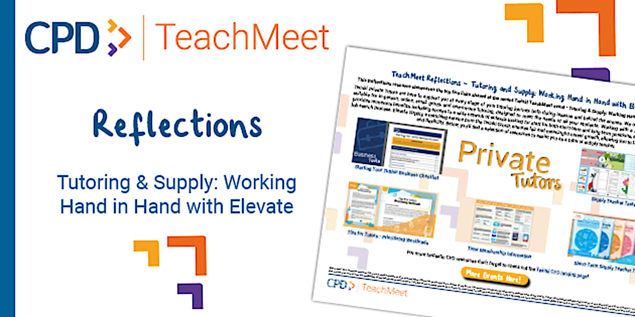 TeachMeet Reflections - Tutoring & Supply: Working Hand in Hand with ...