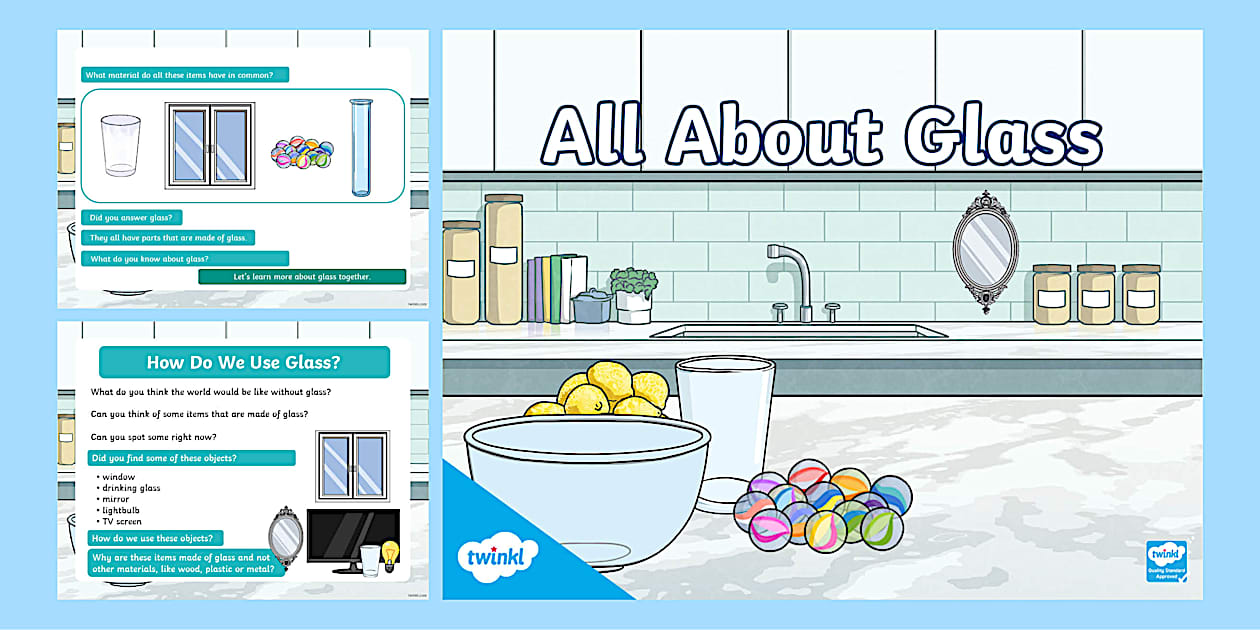 All About Glass Differentiated PowerPoint Years F-2 | Twinkl