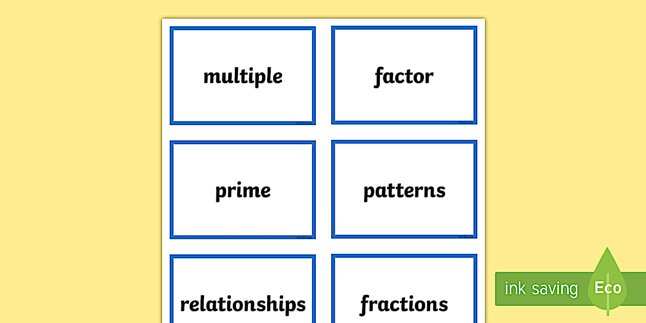 CfE Second Level Numeracy and Mathematics Multiples, Factors and Primes