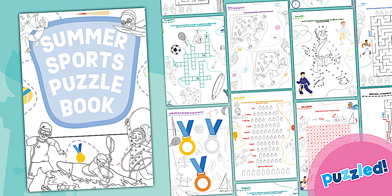 Summer Sport Puzzle Book | Twinkl Puzzled (teacher made)