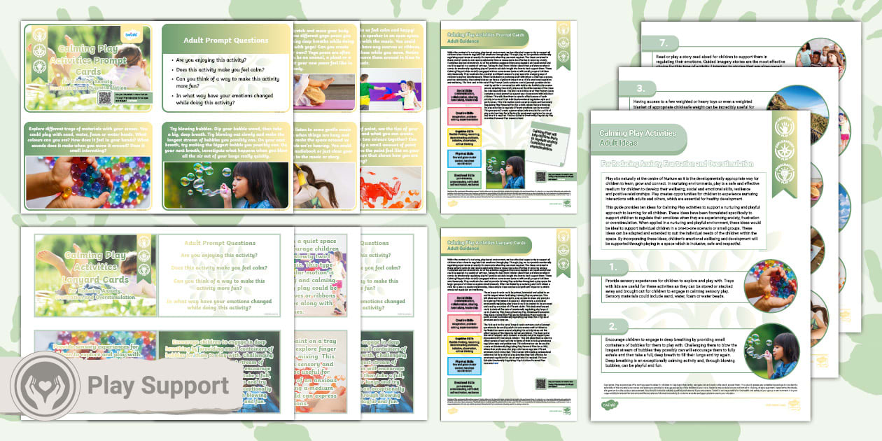 Calming Play Activities Pack
