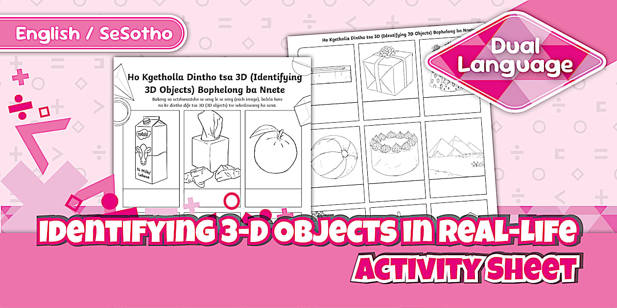 Grade7 Maths - Term 3 - Identifying 3-D Objects in Real-Life