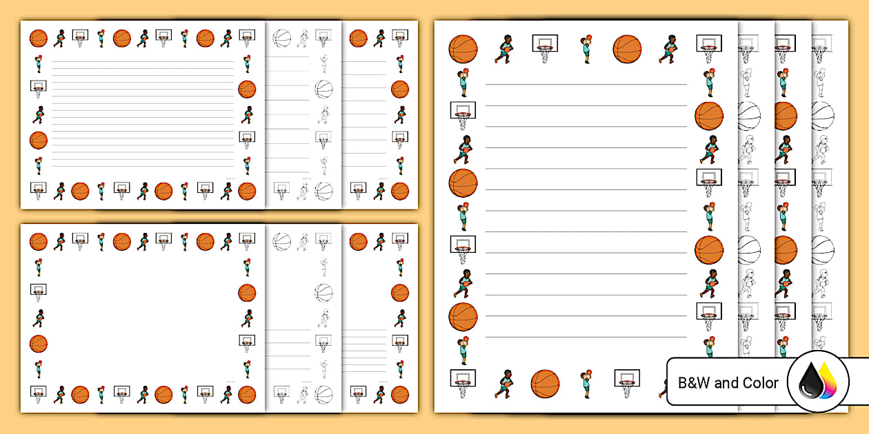 Basketball Writing Templates