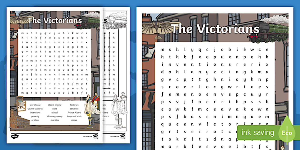 Victorian Word Search | KS2 | The Victorians (teacher made)
