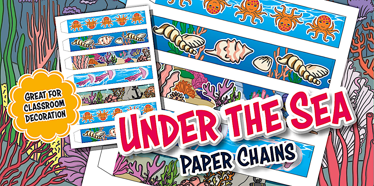 * NEW * Foundation Phase - Classroom Organisation - Under the Sea - Paper