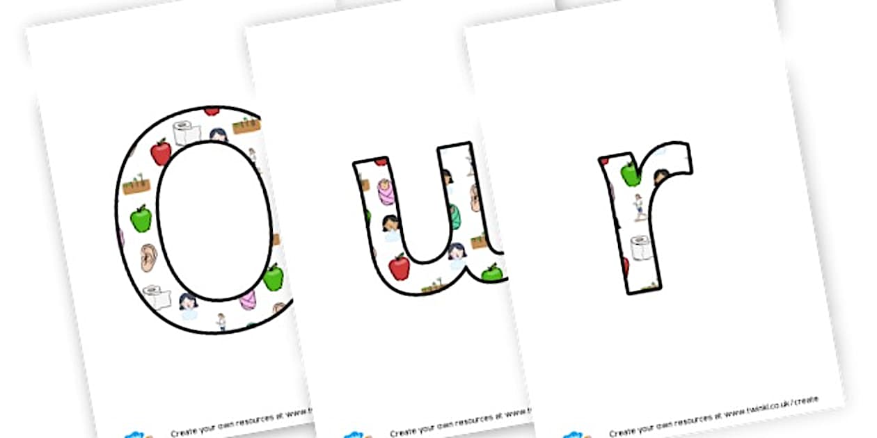Ourselves - display lettering (teacher made) - Twinkl