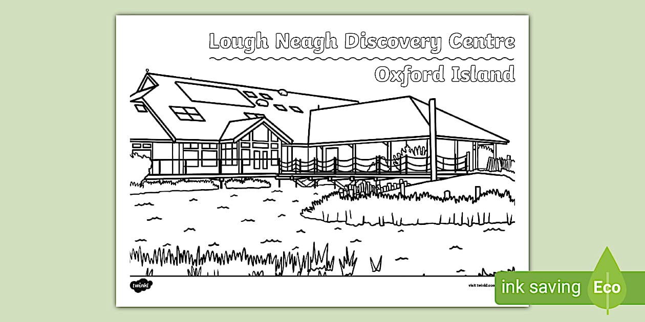 Lough Neagh Discovery Centre KS1 Colouring Page - Twinkl