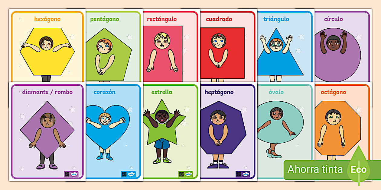 Carteles: Conoce las figuras geométricas- Guía de trabajo