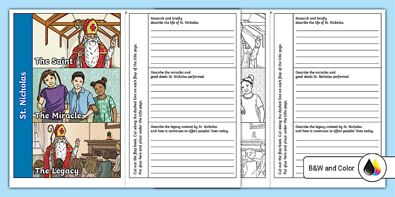 St. Nicholas Flap Book | Christian Education | Twinkl USA