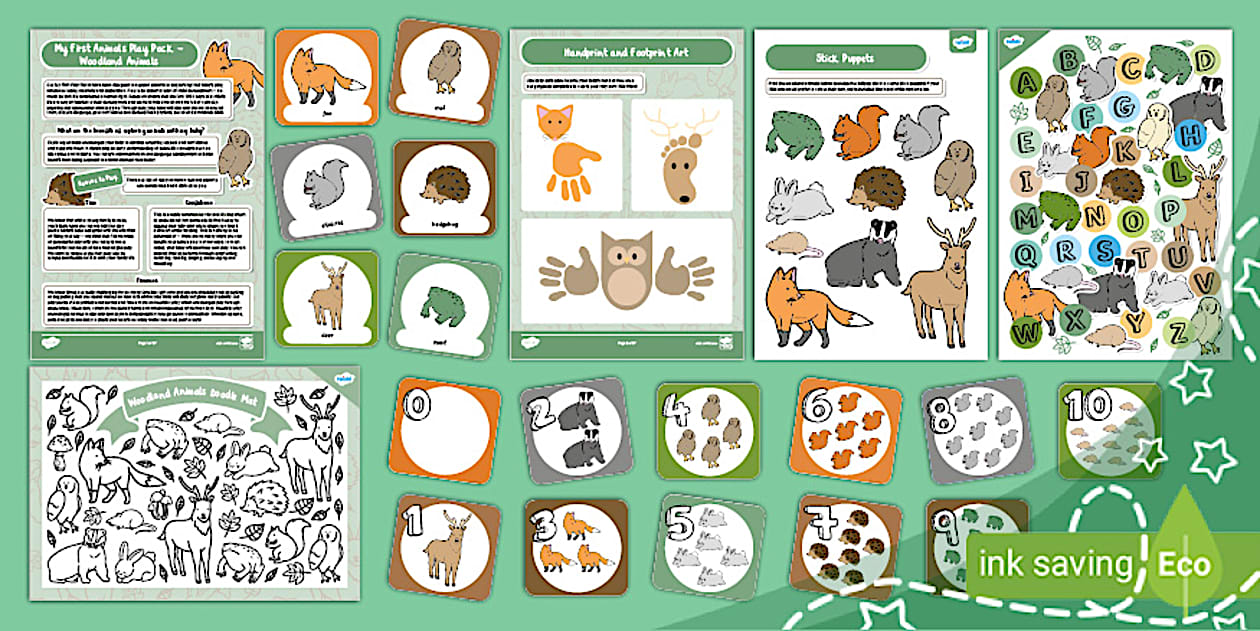 My First Animals Play Pack — Woodland Animals