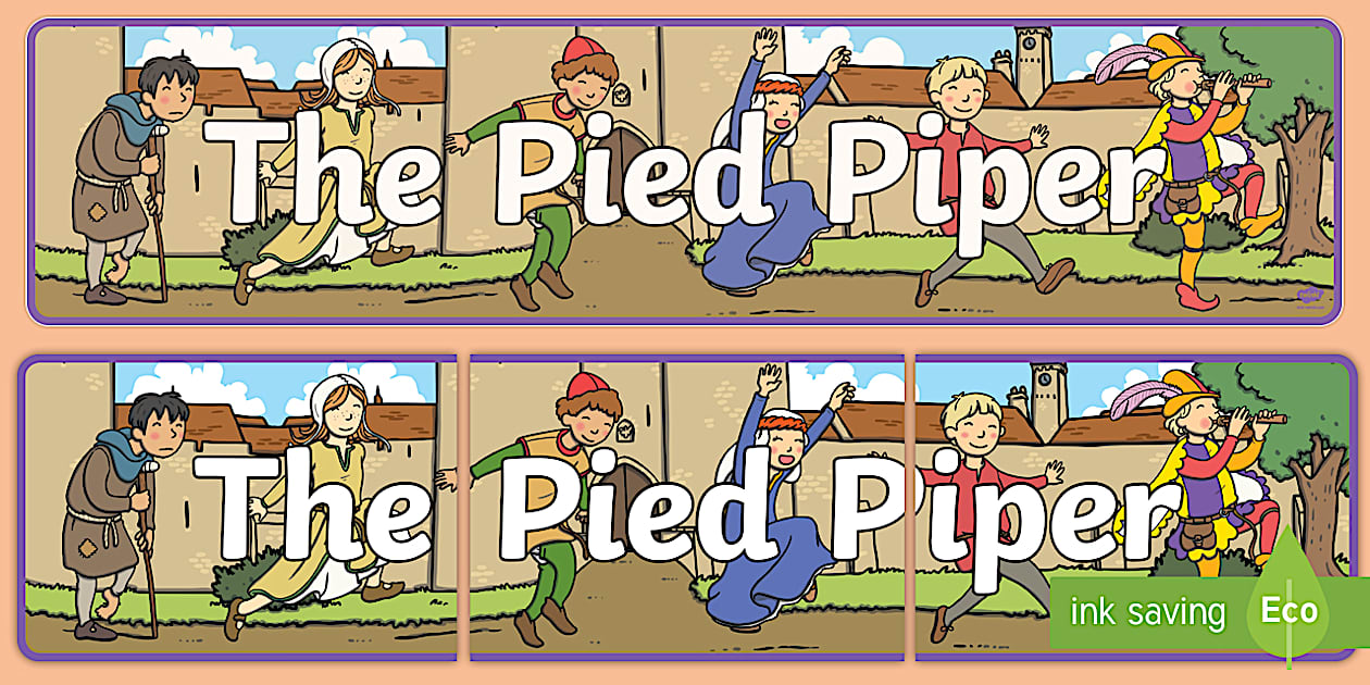 The Pied Piper Display Banner (teacher made) - Twinkl