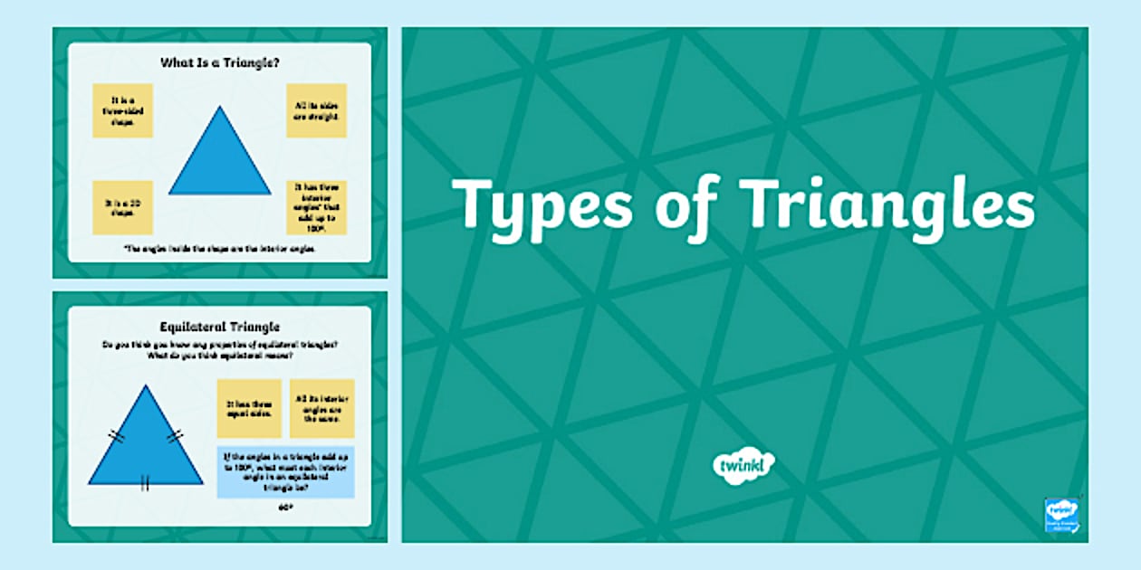 Types of Triangles PowerPoint - Similar Triangles - Twinkl
