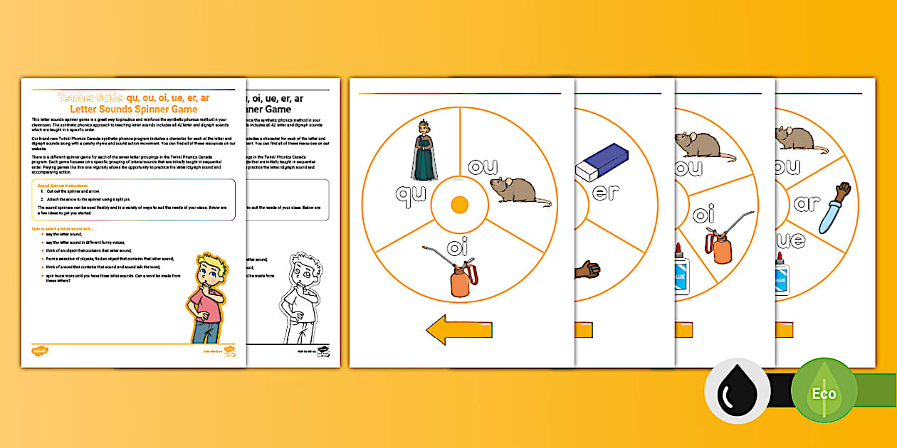 * NEW * Phonics Canada: Group 7 (qu, ou, oi, ue, er, ar) Letter Sounds ...