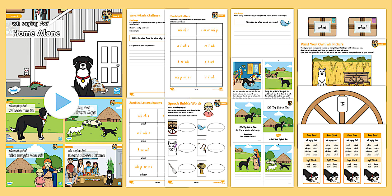 Big ‘W’ Sight Words. Work on the ‘Wh’, and ‘W’ soundsㅣTwinkl