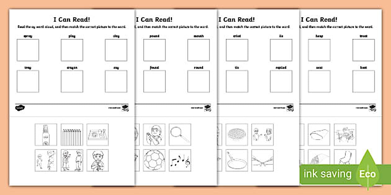 Cursive I Can Read Phase 5 Worksheets Resource Pack - Twinkl