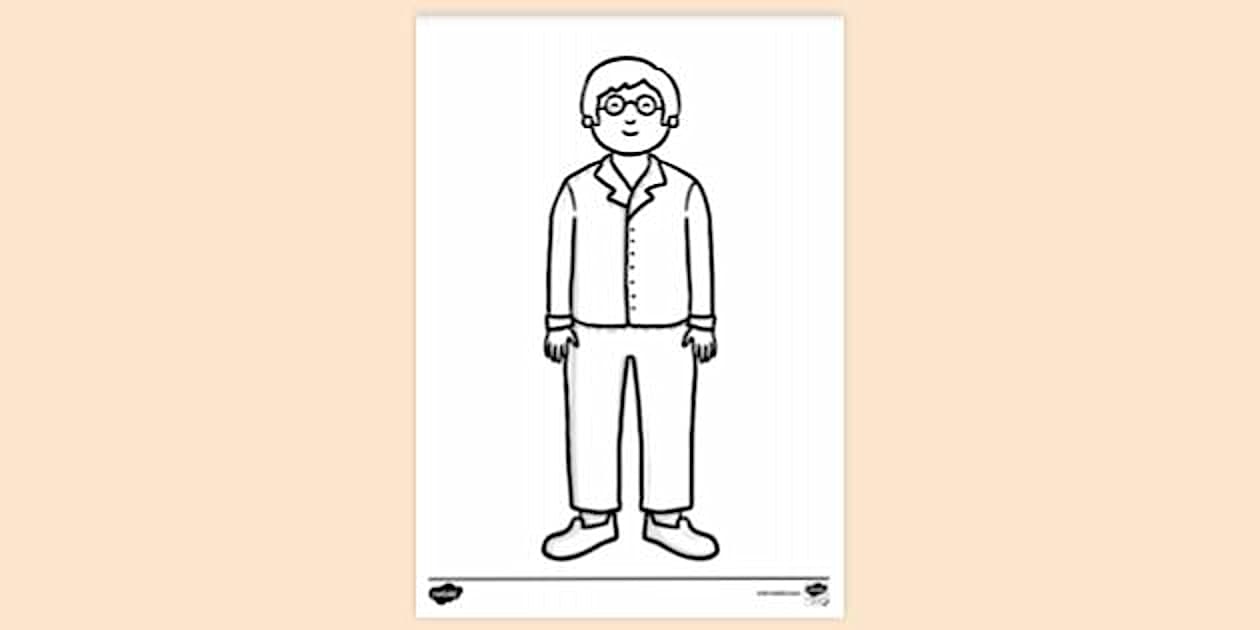 John Darling Colouring Sheet | Colouring Sheets - Twinkl