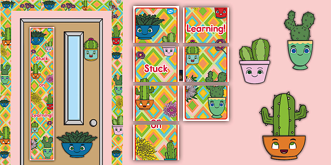 Stuck on Learning! Door Decorating Pack (Teacher-Made)