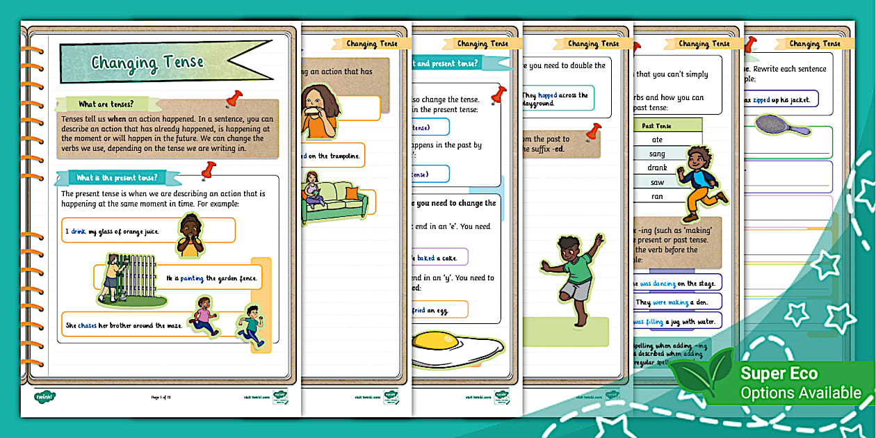 Changing Tense (Ages 6 - 7)