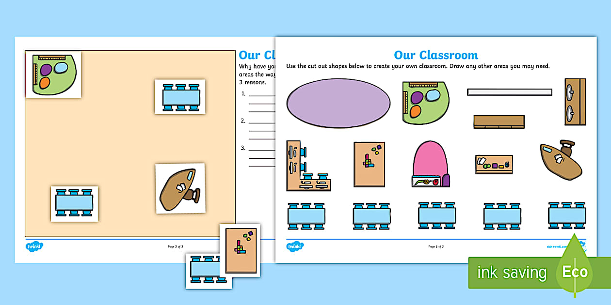 Our Classroom Worksheet | Teaching Resources - Twinkl