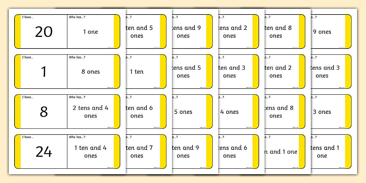 Place Value Loop Cards to 30 (teacher made) - Twinkl