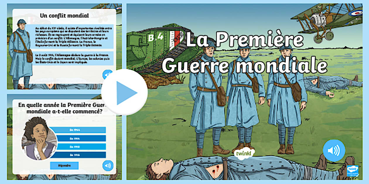 Présentation PowerPoint sur la Première Guerre mondiale