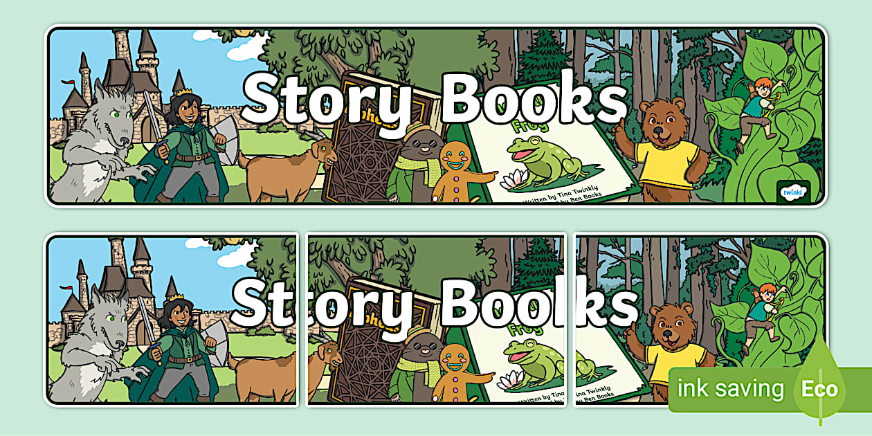 Story Book Banner (teacher made) - Twinkl