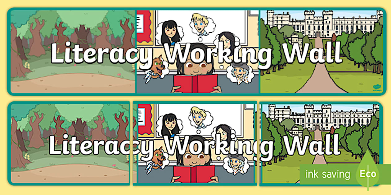 Literacy Working Wall Banner (teacher made) - Twinkl